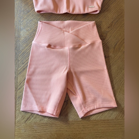 j80 fit | Other | Womens Workout Set Sports Bra And Biker Shorts | Poshmark